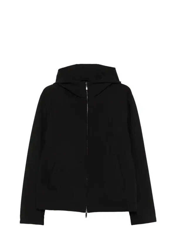 Emporio Armani Hooded Zipped Jacket - Silver
