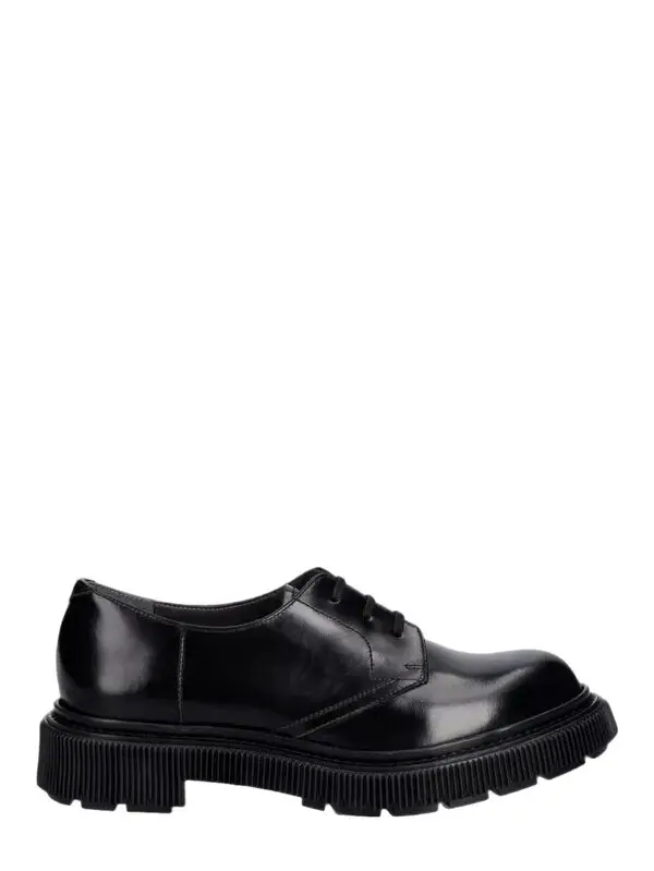ADIEU PARIS Derby Shoes With Chunky Sole - Black