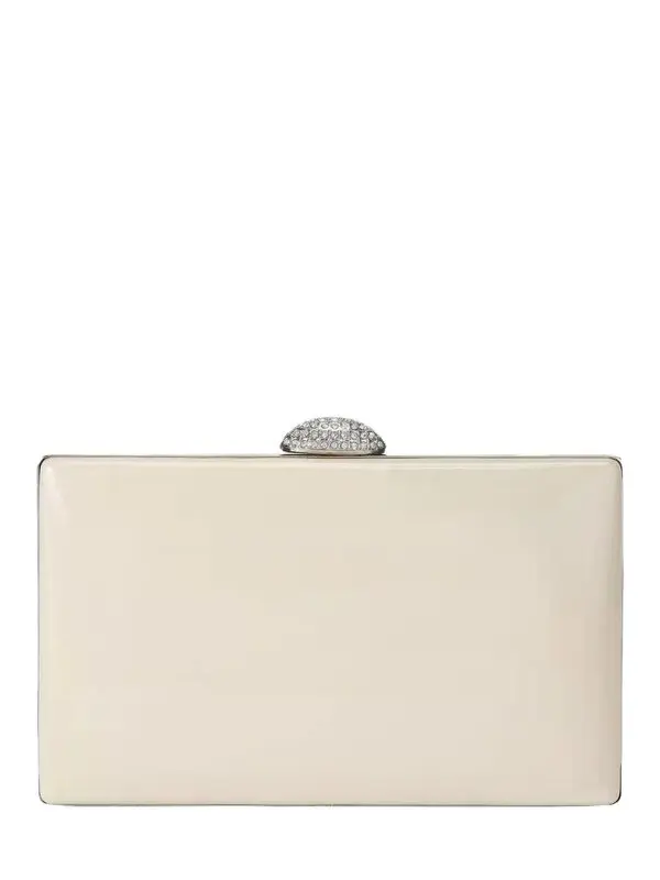 Kurt Geiger Crystal Embellished Box Clutch - Neutrals