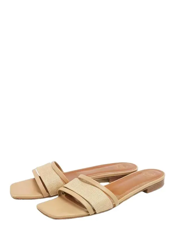 MALONE SOULIERS Demi Woven Strap Sandals - Neutrals