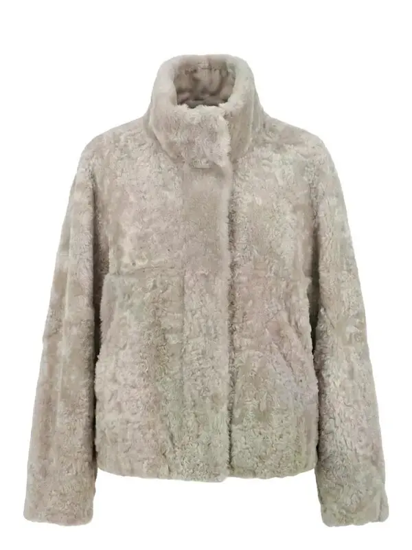 Brunello Cucinelli High-neck Jacket - Grey