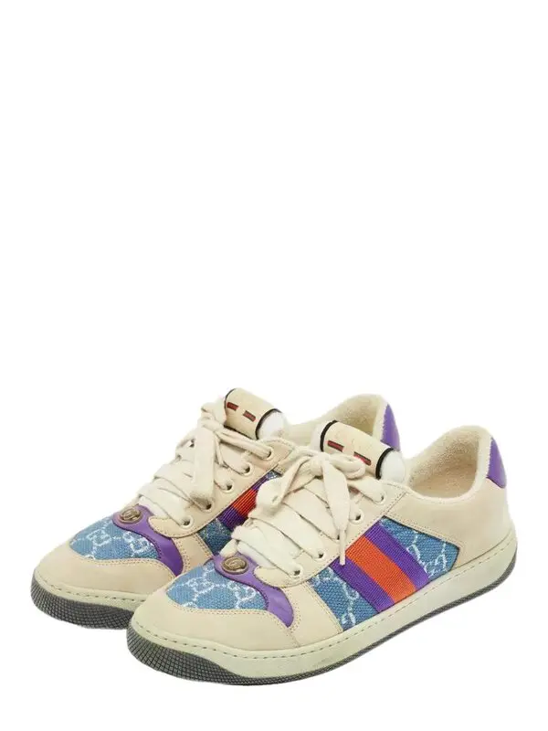 Gucci Screener Lace-up Sneakers - Neutrals