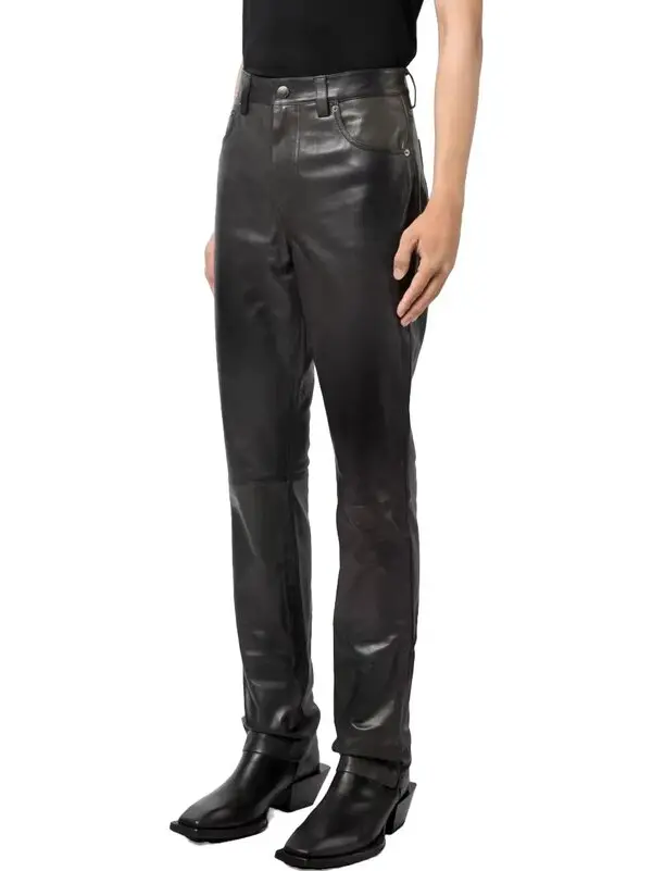 STOLEN GIRLFRIENDS CLUB Drum Solo Lambskin Trousers - Black
