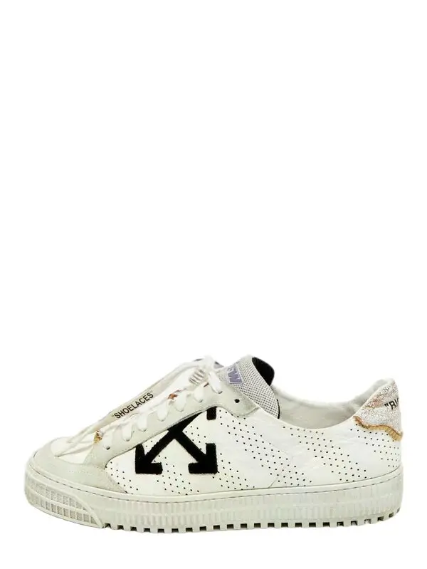 Off-White Vulcanized Panelled Sneakers - White