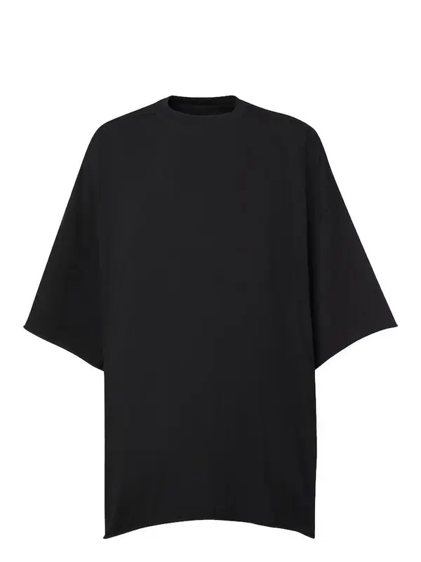 Rick Owens Tommy Oversized Cotton Jersey T-shirt - Black