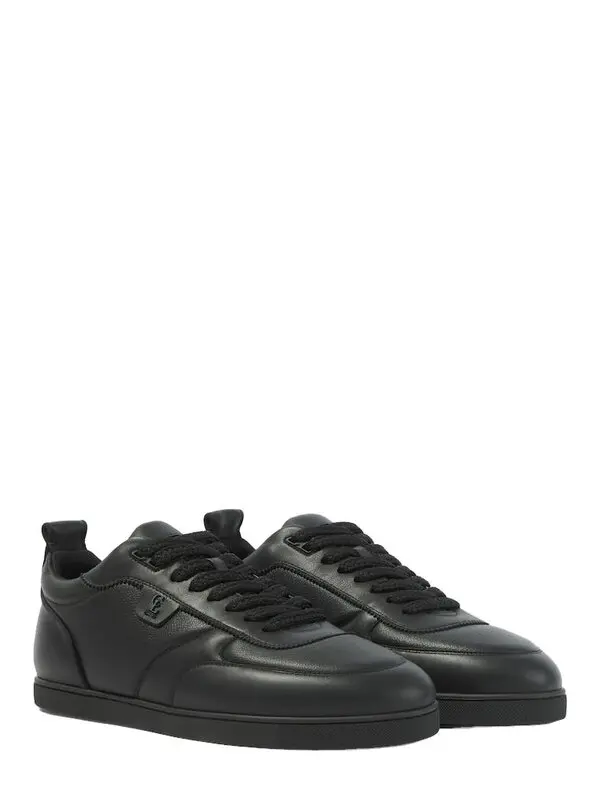 CHRISTIAN LOUBOUTIN Sk Vi Leather Sneakers - Black