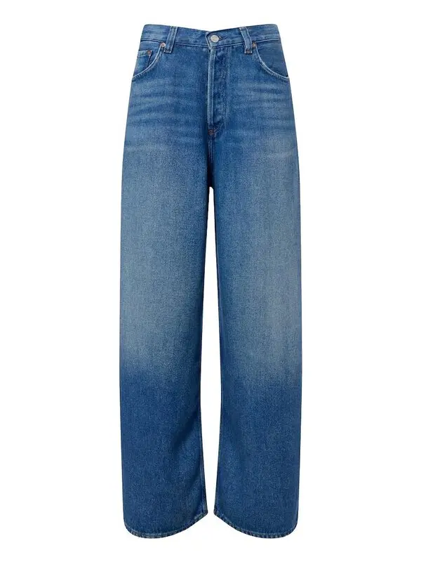 AGOLDE Rounded Baggy Wide-leg Jeans - Blue