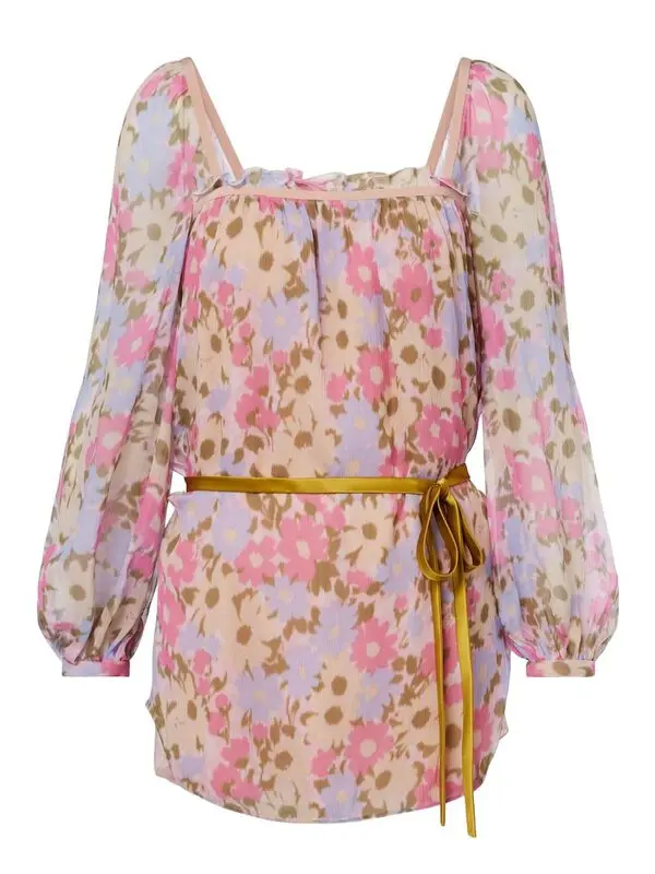 Valentino Garavani Floral Silk Georgette Blouse - Multicoloured