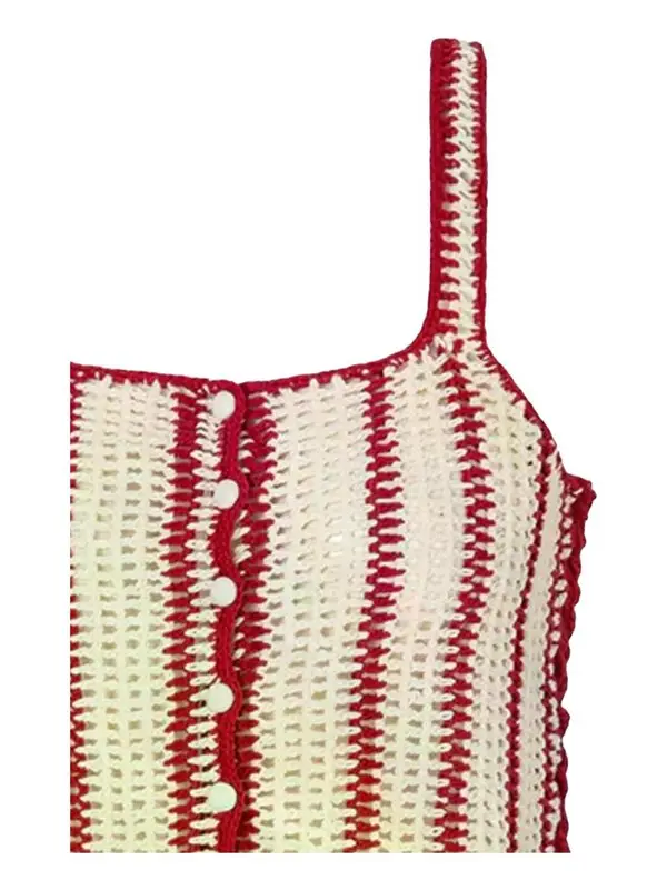 ALL THAT REMAINS Suki Crochet-knit Top - Neutrals