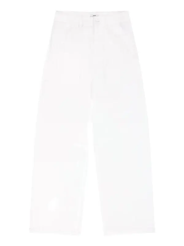 ANAII Fatigue Jeans Wide Leg Denim - White