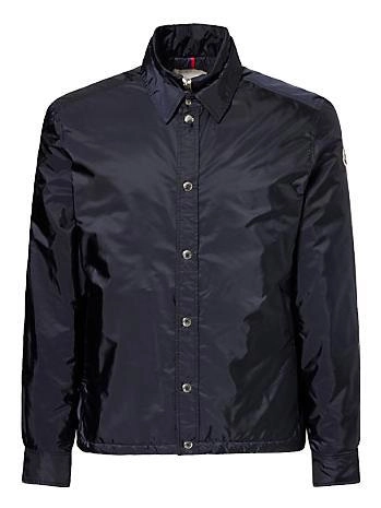 Moncler Meridelle Shell-down Shirt Jacket - Navy