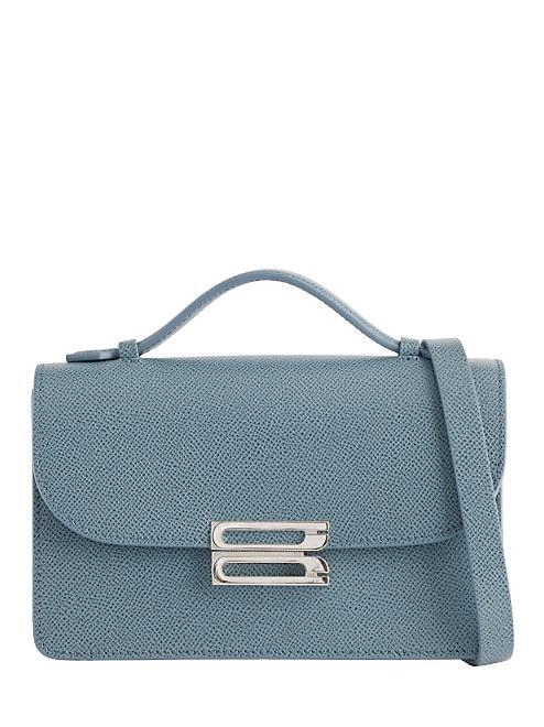 Victoria Beckham Dorian Small Leather Cross-body Bag - Agave Blue