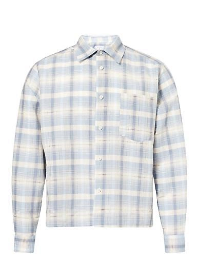 PERCIVAL Jesse Boxy Linen And Cotton-blend Shirt - Multi