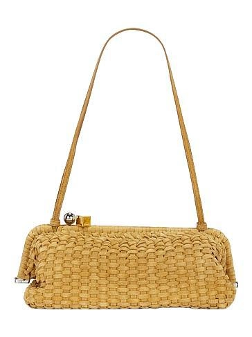 Jacquemus La Grande Pochette Salon Clutch Bag - Camel