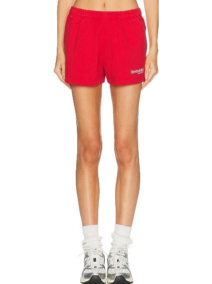 SPORTY & RICH Modern Disco Short - Ruby