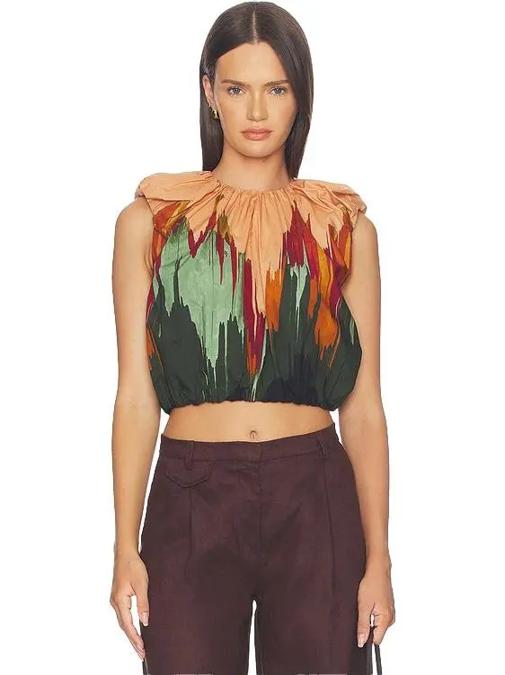Ulla Johnson Gracie Sleeveless Cotton Top In . Also - Multi