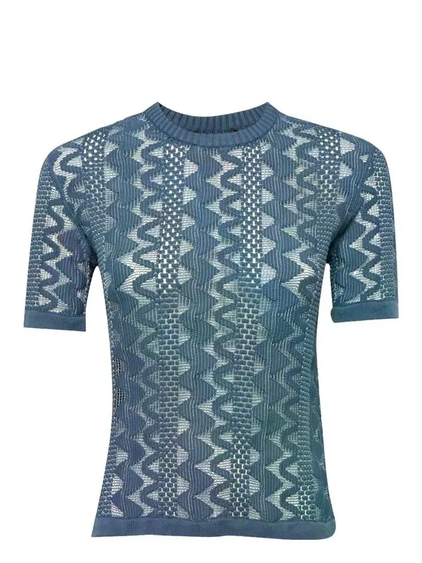 LOUIS VUITTON Cable Knit Top - Blue