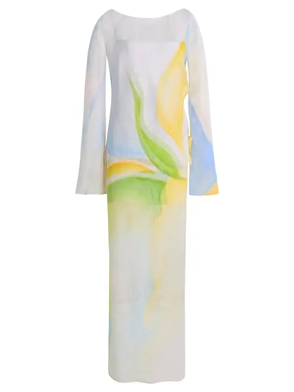 Significant Other Milou Printed Chiffon Maxi Dress - Multi