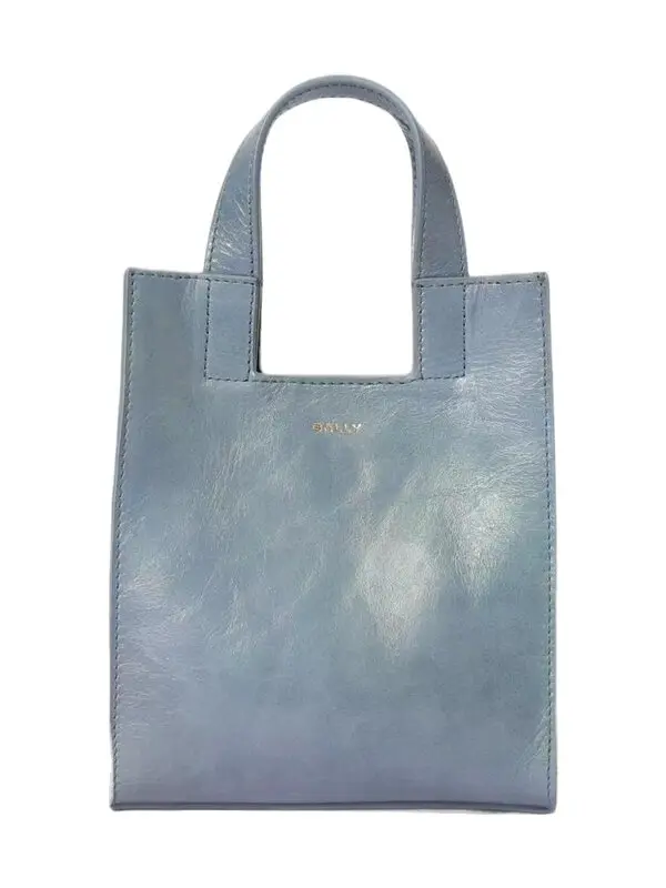 Bally Small Easy Leather Tote Bag - Blue