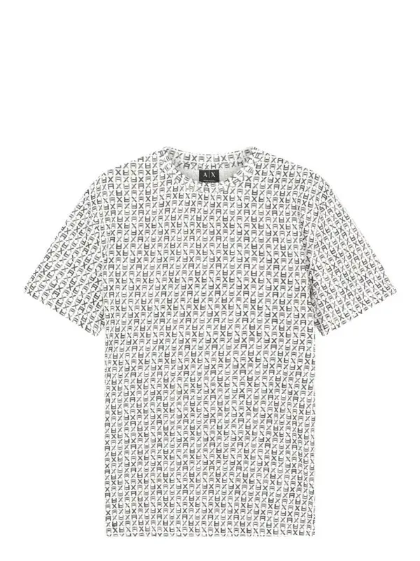 Armani Exchange Logo-print Cotton T-shirt - Neutrals