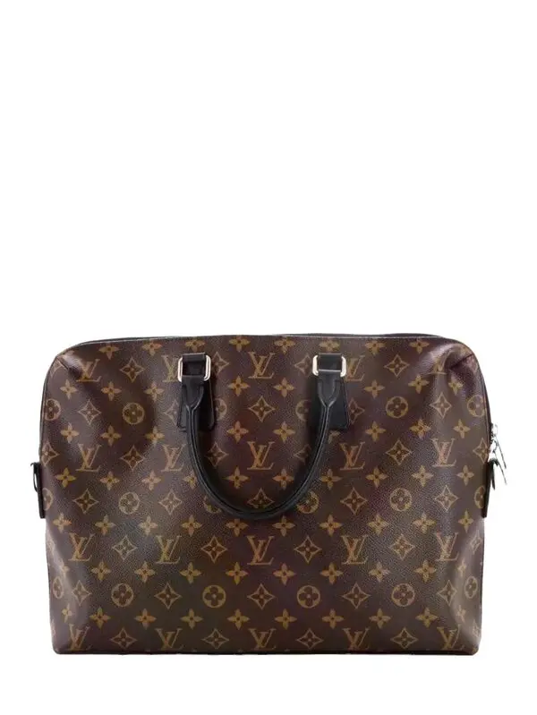 LOUIS VUITTON Monogram Canvas Business Bag - Brown