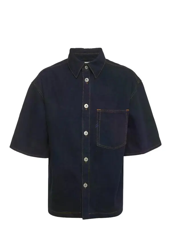 Burberry Short Sleeve Shirt - Blue