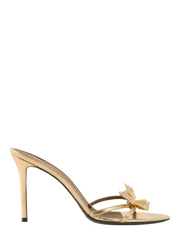 GIUSEPPE ZANOTTI Mariposa Mules 90 - Gold