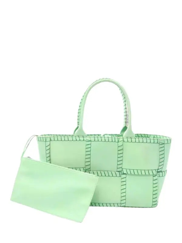 Bottega Veneta Small Woven Handbag - Green