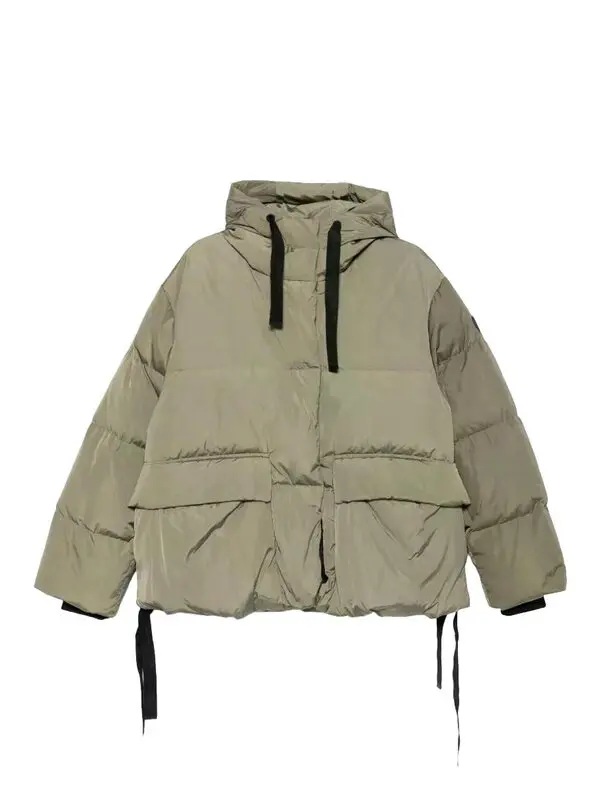 SERGIO MORETTI FIRENZE Hooded Padded Jacket - Green