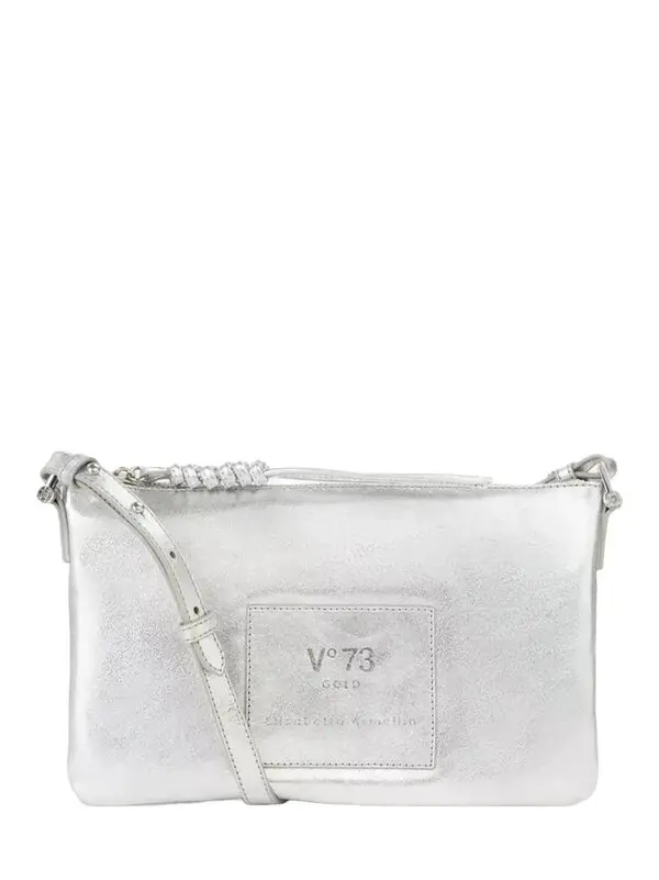 V°73 Top-zip Shoulder Bag - Silver