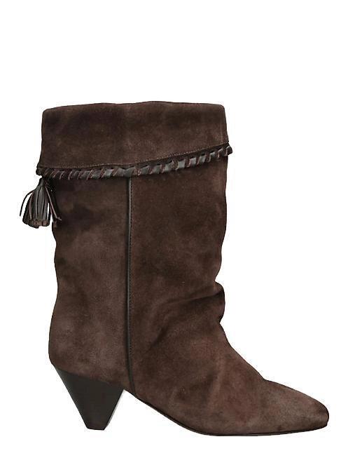 Isabel Marant Étoile Dalby Heeled Suede Boots - Brown