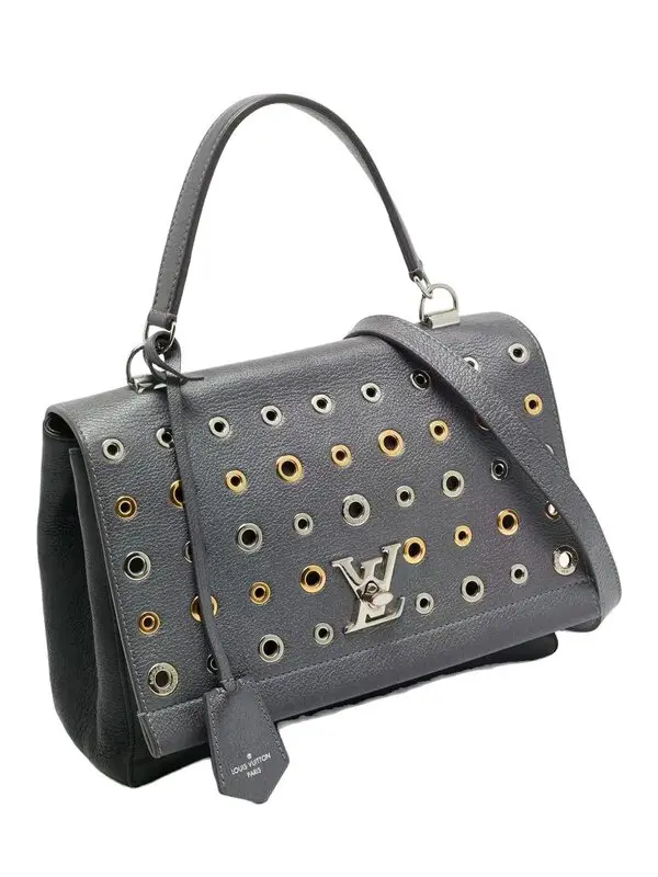 LOUIS VUITTON Eyelet Lockme Ii Top-handle Tote Bag - Grey