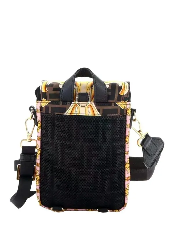 Fendi X Versace Fendace Zucca Nylon Mini Backpack - Multicolour