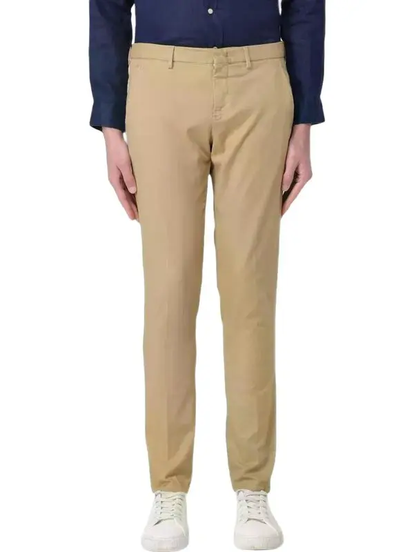 PT TORINO Slim Cut Trousers - Neutrals