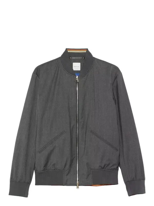 Paul Smith Zip-fastening Bomber Jacket - Grey