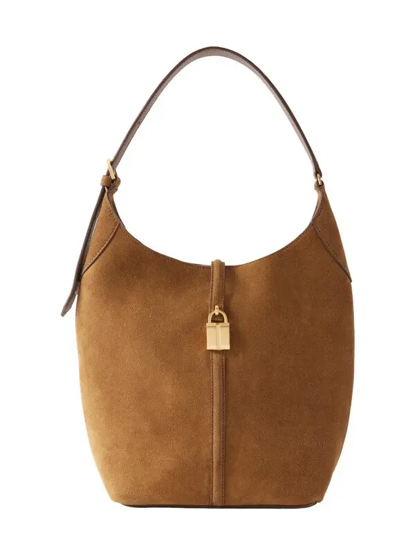 DEMELLIER The Siena Suede Shoulder Bag - Brown
