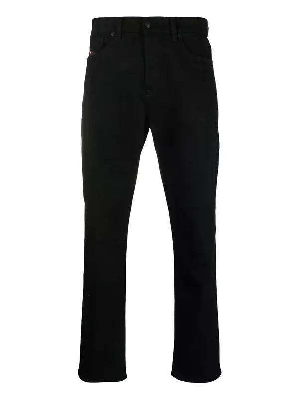 DIESEL® High-waisted Tapered Leg Jeans - Black