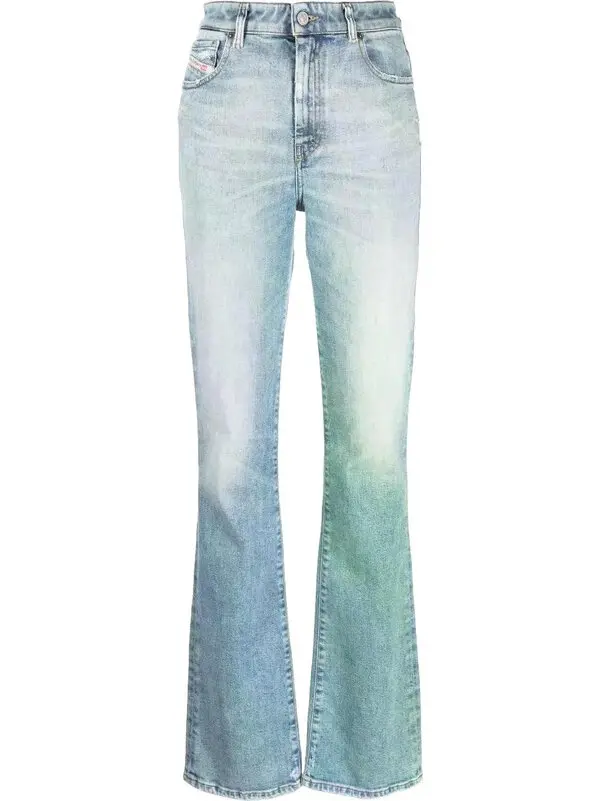 DIESEL® High-waisted Flared Jeans - Blue