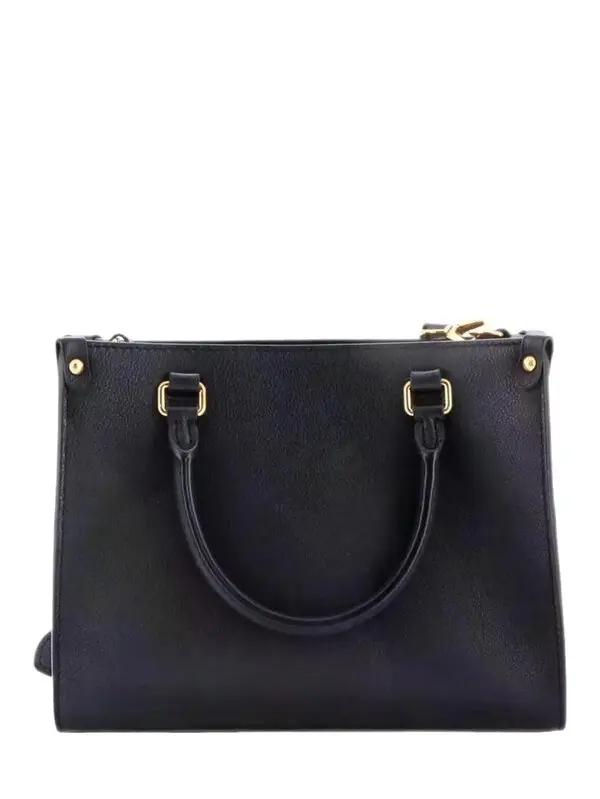 LOUIS VUITTON Lock & Go Leather Tote Bag - Black