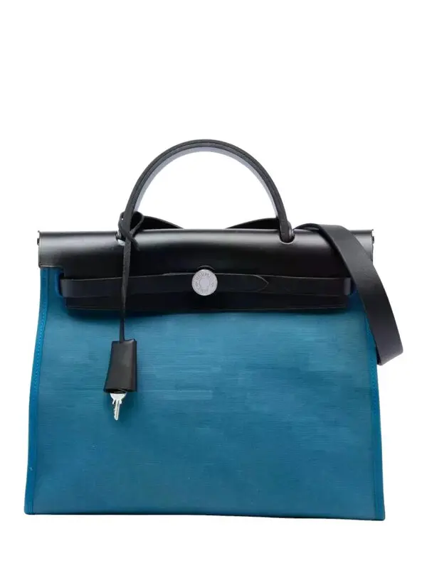Hermès 2017 Herbag Zip 31 Satchel - Black