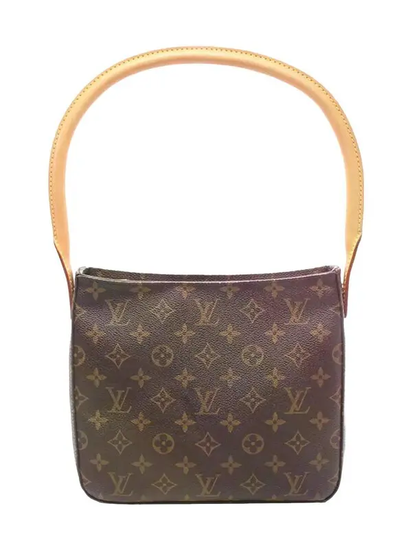 LOUIS VUITTON 2005 Monogram Looping Mm Shoulder Bag - Brown