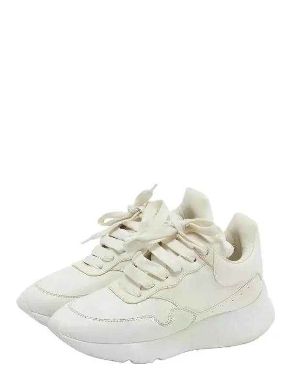 Alexander McQueen Oversized Lace-up Low-top Sneakers - Neutrals