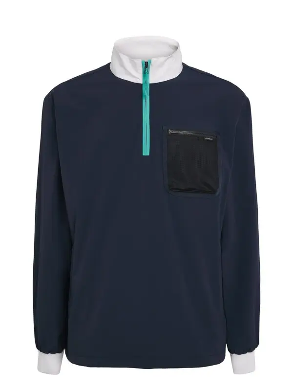 MALBON Cascade Windshirt - Navy