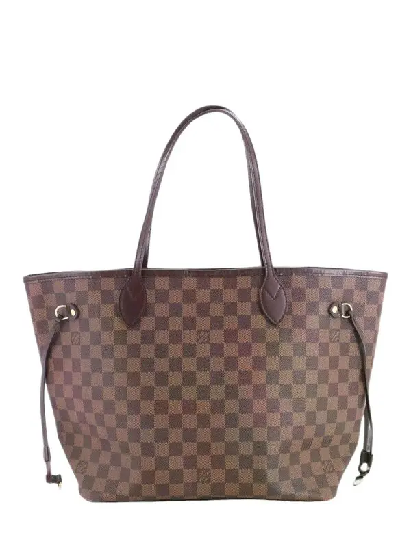 LOUIS VUITTON Damier Neverfull Mm Tote Bag - Brown