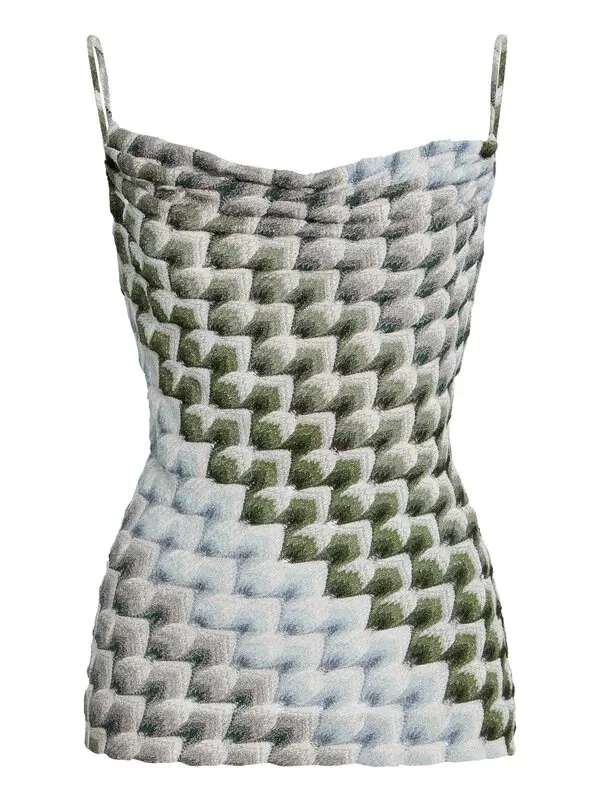 Missoni Sleeveless Knitted Top - Multi