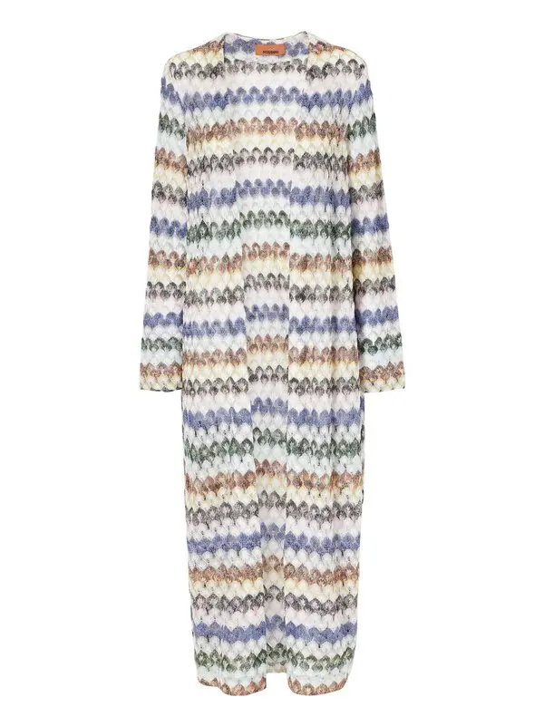 Missoni Striped Crochet-knit Cardigan - Multi