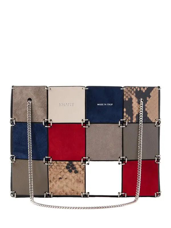 Khaite Emma Patchwork Leather Mini Bag - Multi