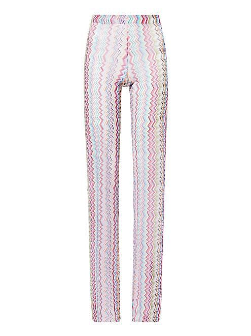 Missoni Flared Zig-zag Mesh Trousers - Multi
