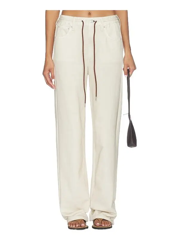 Rag & Bone Miramar Terry Drawcord Wide Leg Pant In . Also - Tan