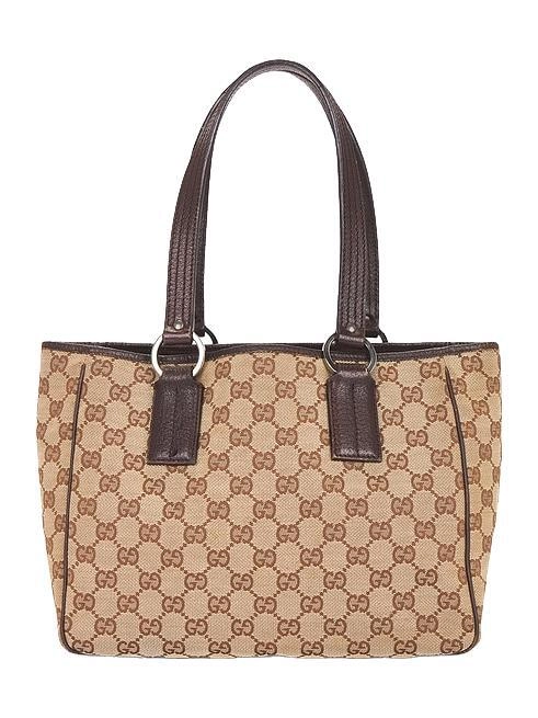 FWRD RENEW Gucci Gg Canvas Tote Bag - Brown